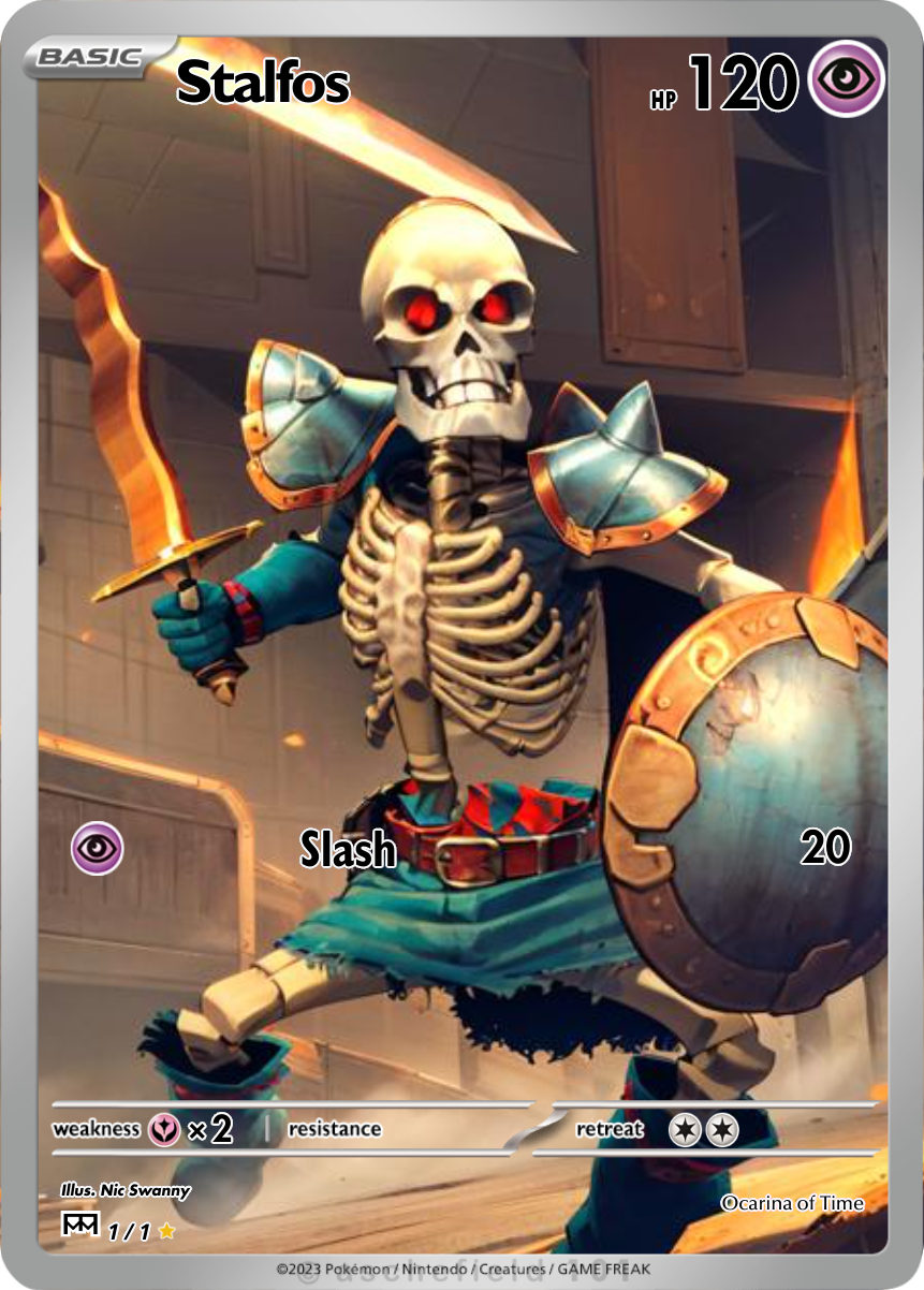 Stalfos - PoliwhirlKing | Pokécardmaker.net