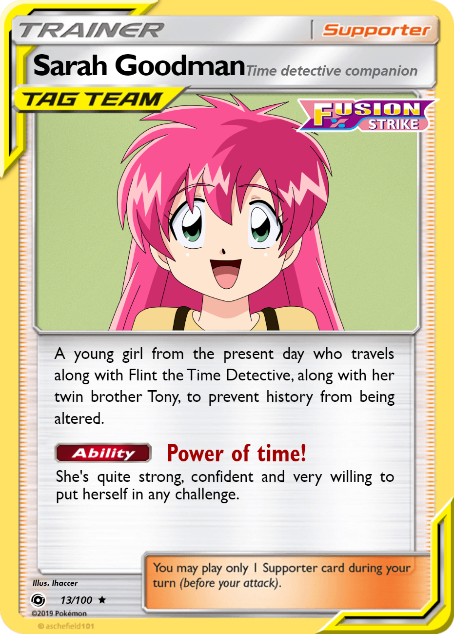 Sarah Goodman - PopCultureCorn | Pokécardmaker.net