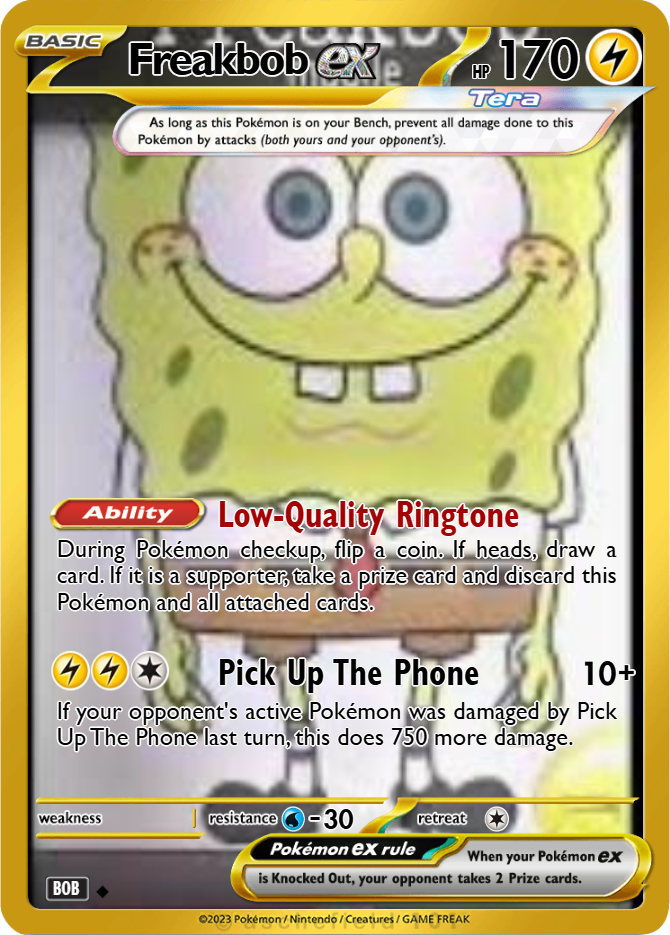 Freakbob - PowerdUP | Pokécardmaker.net