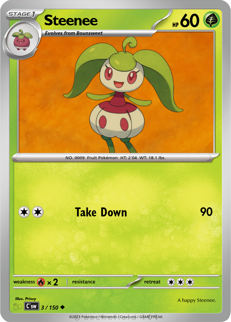 Steenee - Prissyprincess1999 | Pokécardmaker.net