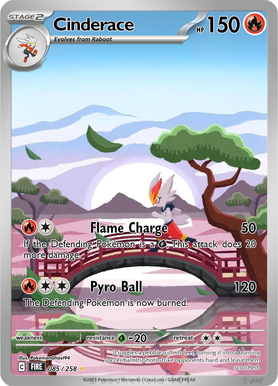 Cinderace Professionalcardgenerator Poké