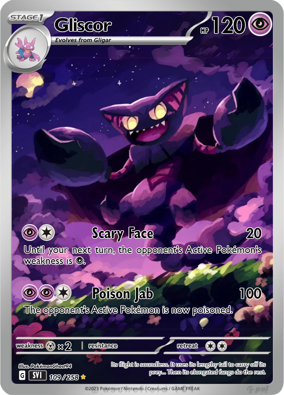 Gliscor - ProfessionalCardGenerator | Pokécardmaker.net