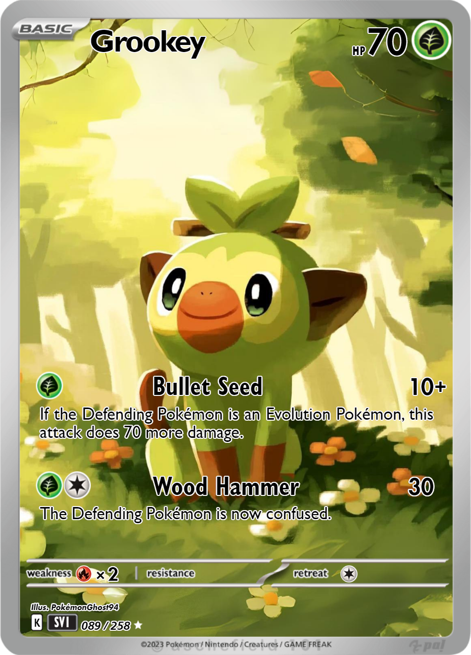 Grookey - ProfessionalCardGenerator | Pokécardmaker.net