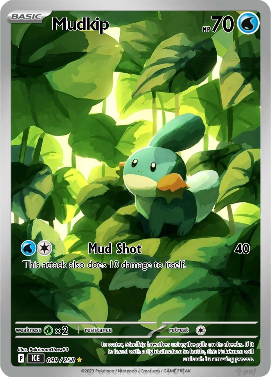 Mudkip - ProfessionalCardGenerator | Pokécardmaker.net