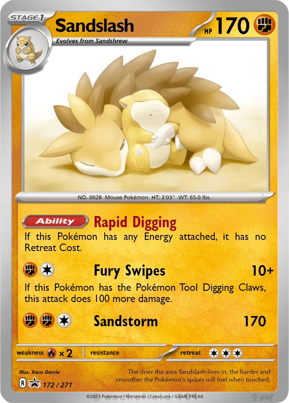 Sandslash - ProfessionalCardGenerator | Pokécardmaker.net