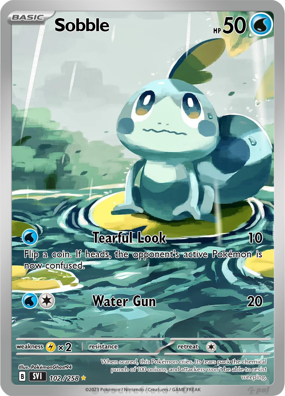 Sobble - ProfessionalCardGenerator | Pokécardmaker.net
