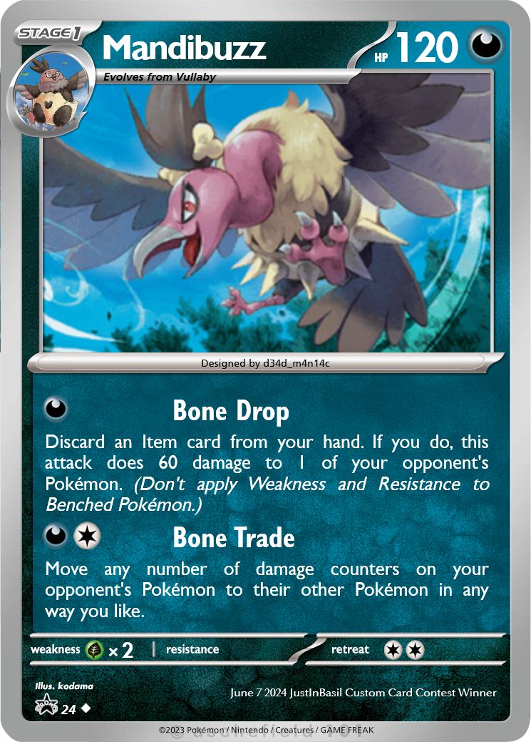 Mandibuzz - ProfessorWheels | Pokécardmaker.net