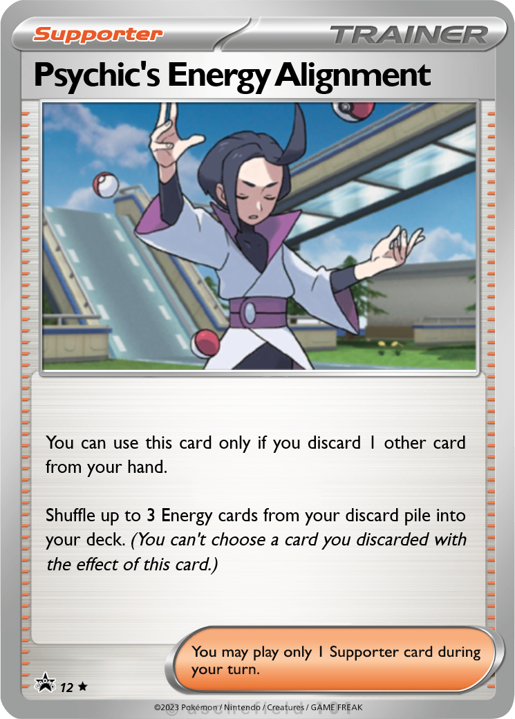 Psychic's Energy Alignment - ProfessorWheels | Pokécardmaker.net