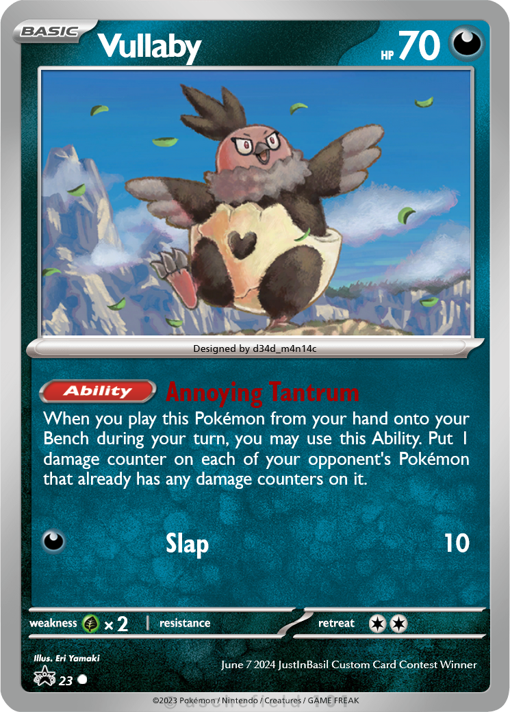 Vullaby - ProfessorWheels | Pokécardmaker.net