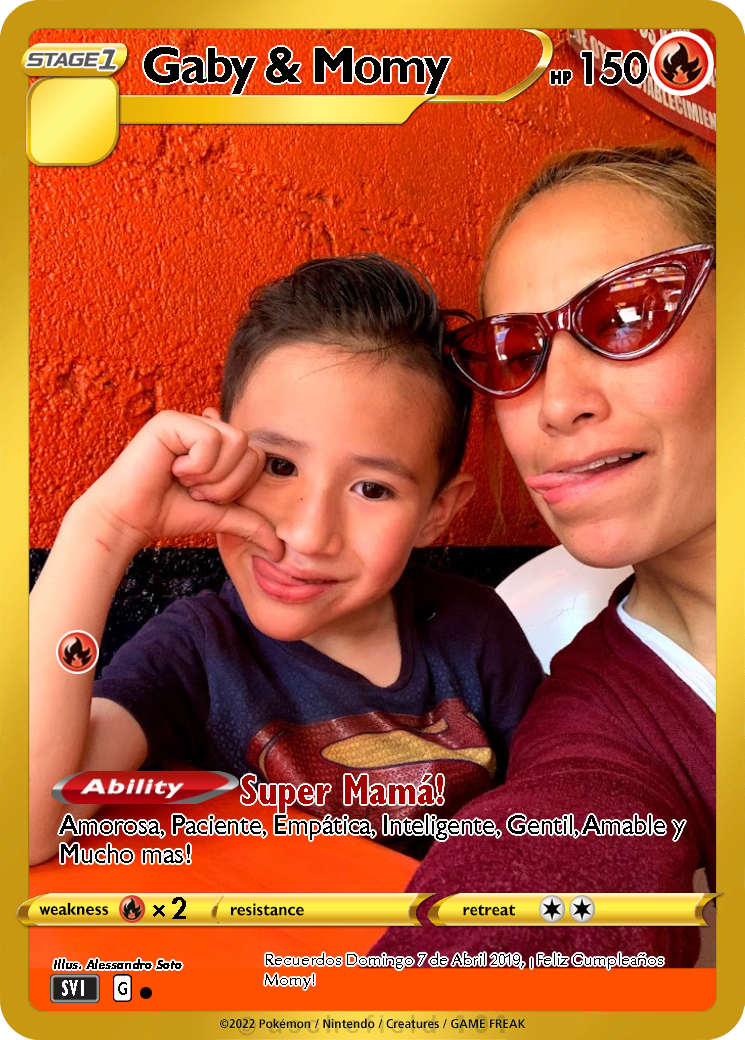 Gaby & Momy - PuniitoOfficialCards | Pokécardmaker.net