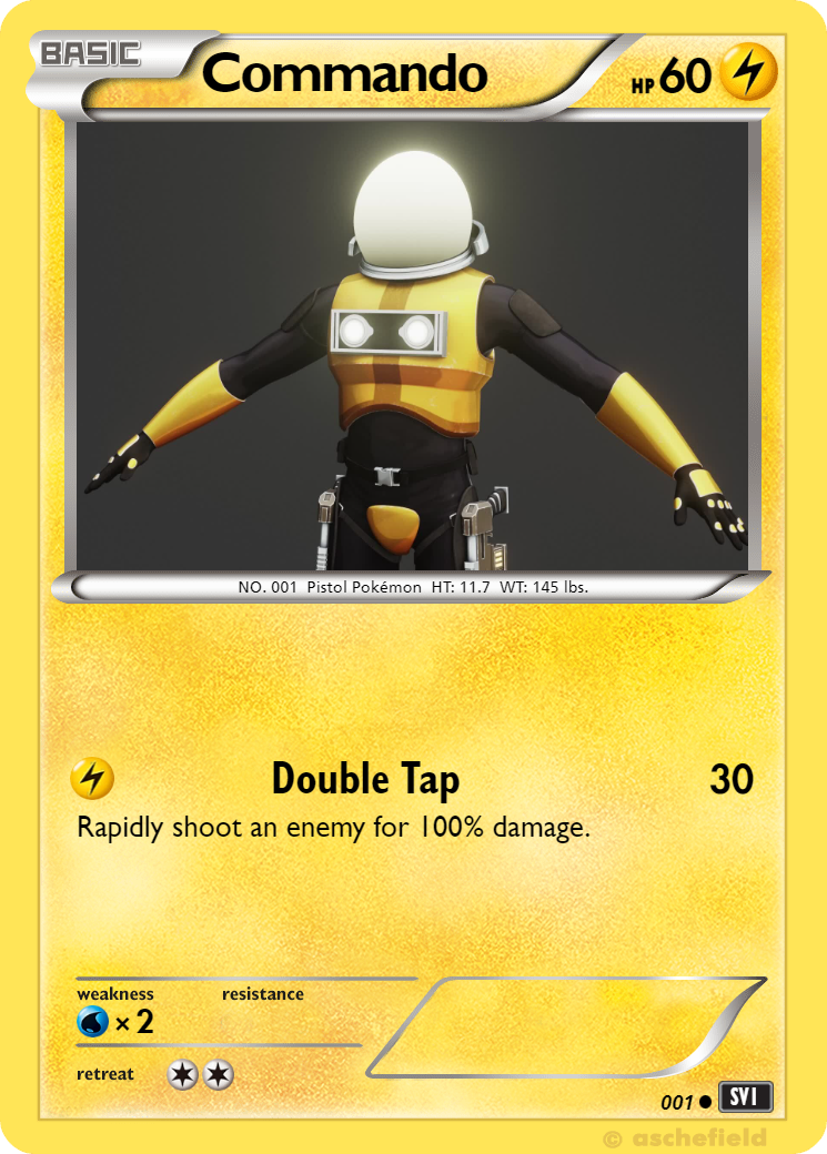Commando - Qsphere | Pokécardmaker.net