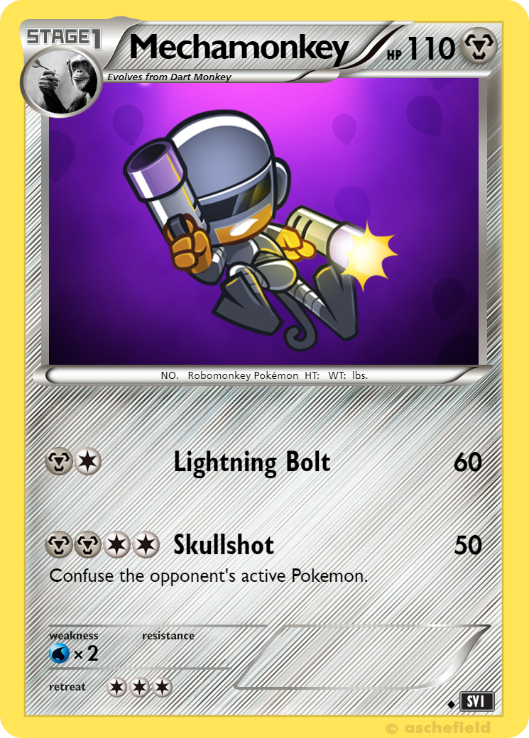 Mechamonkey - Qsphere | Pokécardmaker.net