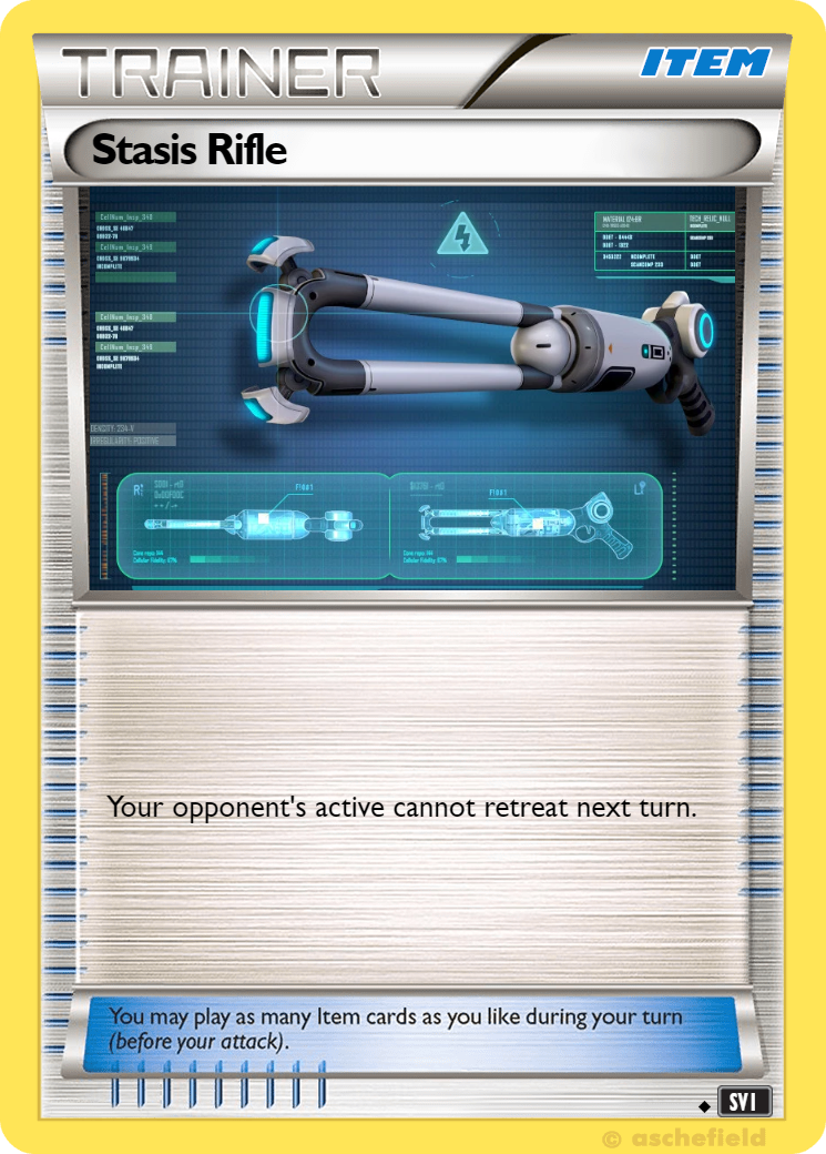 Stasis Rifle - Qsphere | Pokécardmaker.net