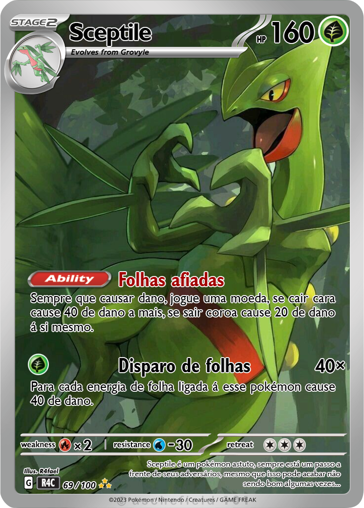 Sceptile - R4fael | Pokécardmaker.net