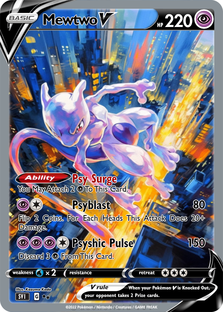 Mewtwo - Rad_one1000 | Pokécardmaker.net
