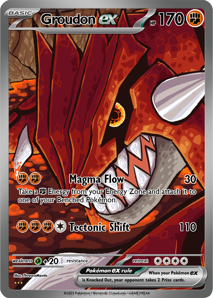 Groudon - RagingStormsSet | Pokécardmaker.net