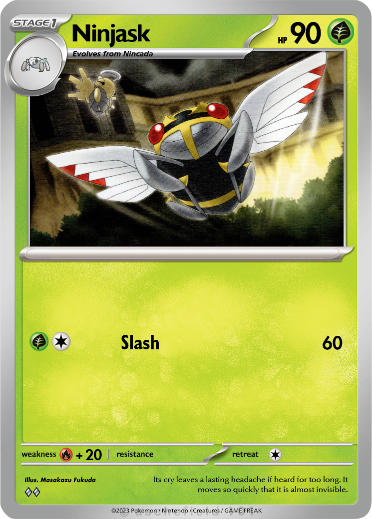 Ninjask - RagingStormsSet | Pokécardmaker.net