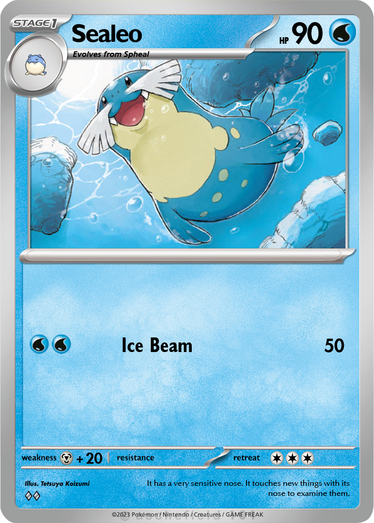 Sealeo - RagingStormsSet | Pokécardmaker.net