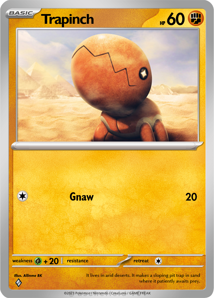 Trapinch - RagingStormsSet | Pokécardmaker.net