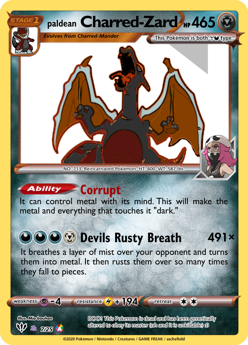 Charred-Zard - RandomGalGO | Pokécardmaker.net