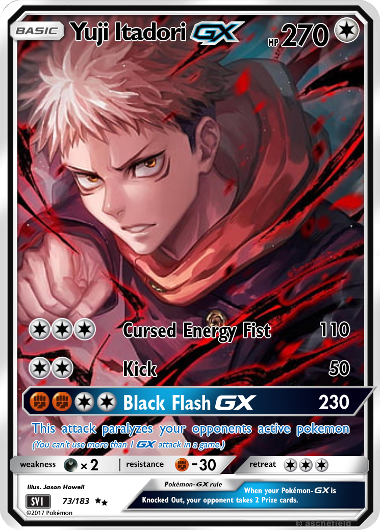 Yuji Itadori - RandomGuy2012 | Pokécardmaker.net