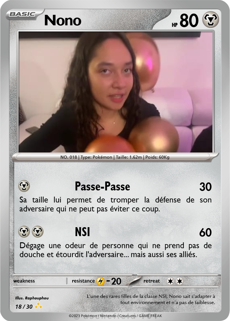 Nono - Raphouphou | Pokécardmaker.net