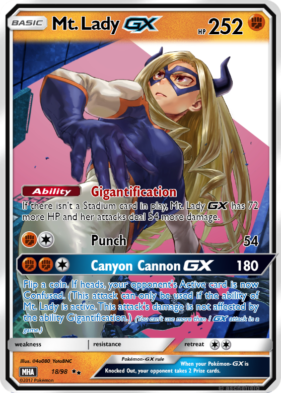 Mt. Lady - Ray_125 | Pokécardmaker.net