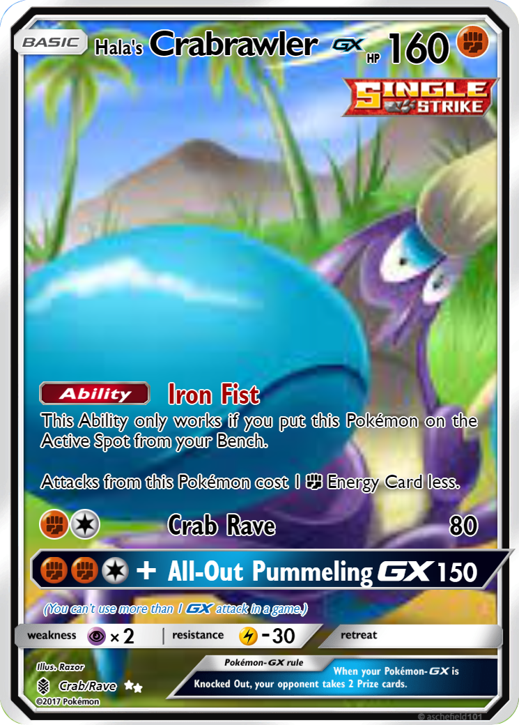 Crabrawler - Razor | Pokécardmaker.net