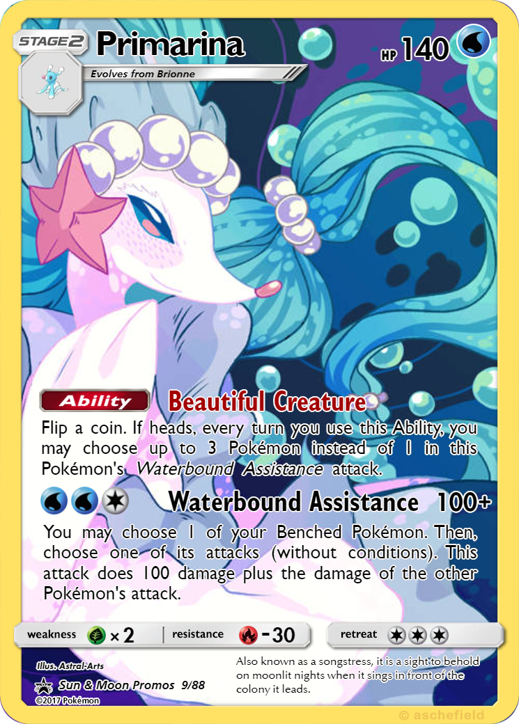 Primarina - Razor | Pokécardmaker.net
