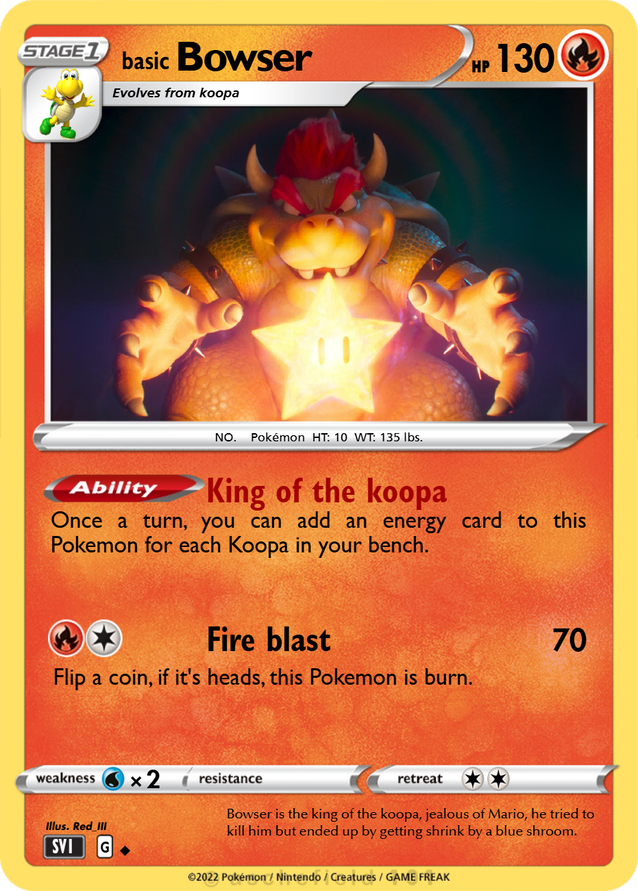 Bowser - Red_III | Pokécardmaker.net
