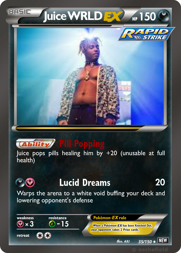 Juice WRLD - Redl3mon877 | Pokécardmaker.net