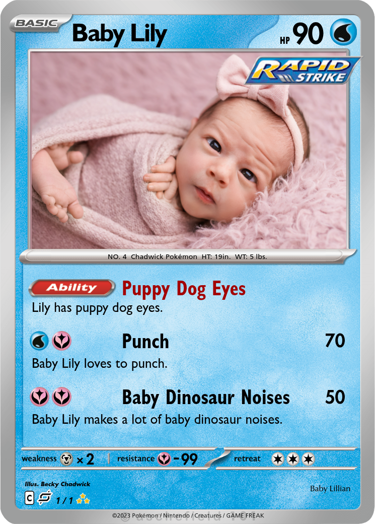 Baby Lily - RemiRat11 | Pokécardmaker.net