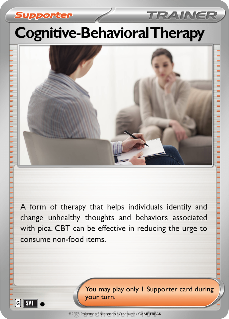 Cognitive-Behavioral Therapy - Reth | Pokécardmaker.net