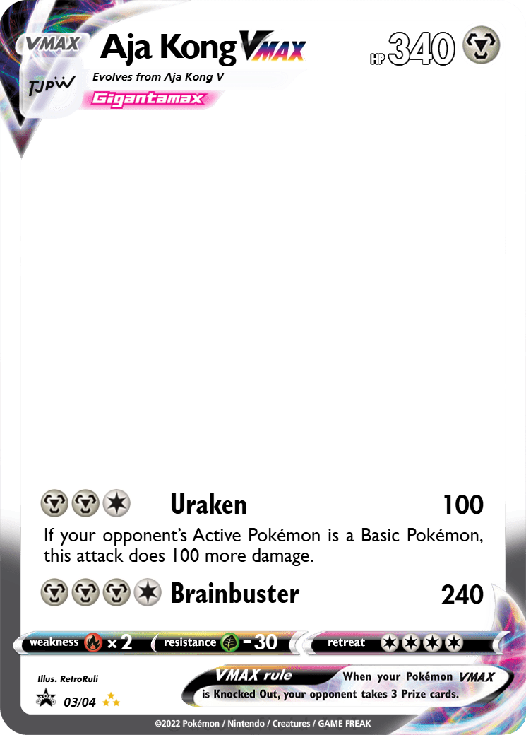Aja Kong - RetroRuli | Pokécardmaker.net