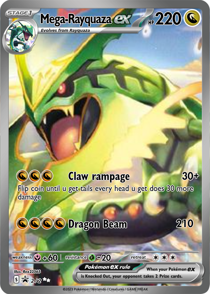 Mega-Rayquaza - Rex235 | Pokécardmaker.net