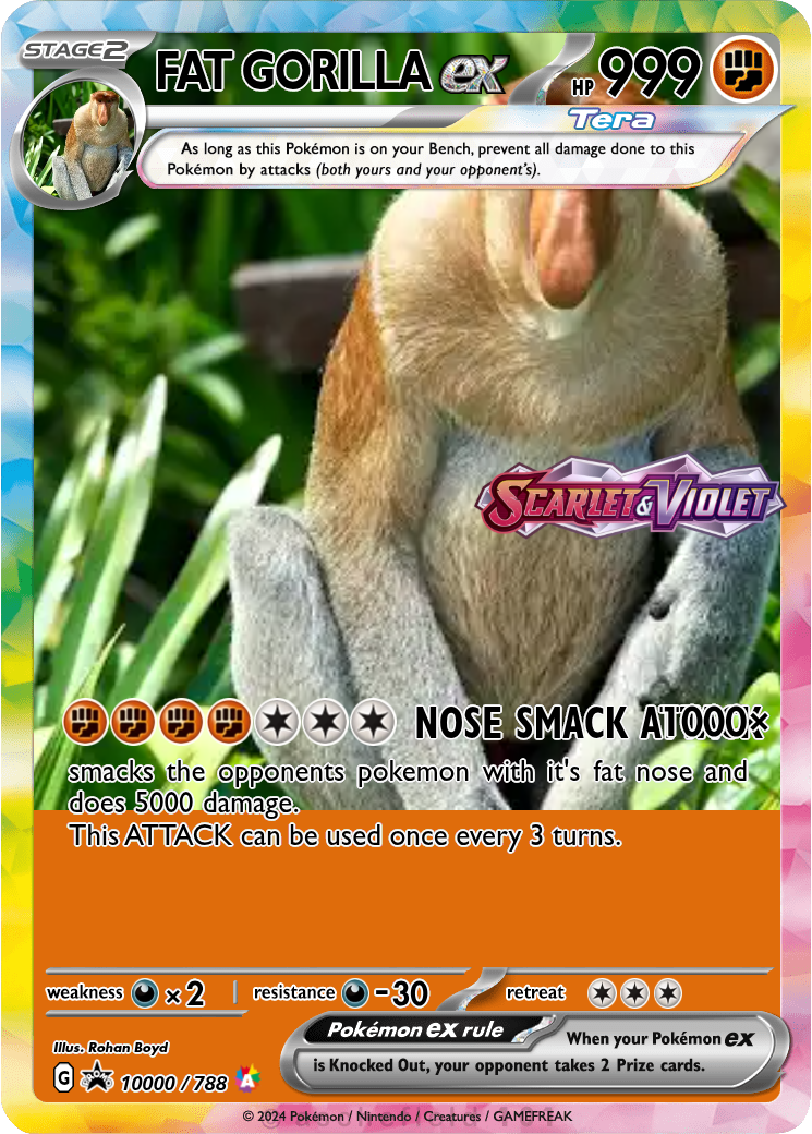 FAT GORILLA - RiZzLeR101 | Pokécardmaker.net