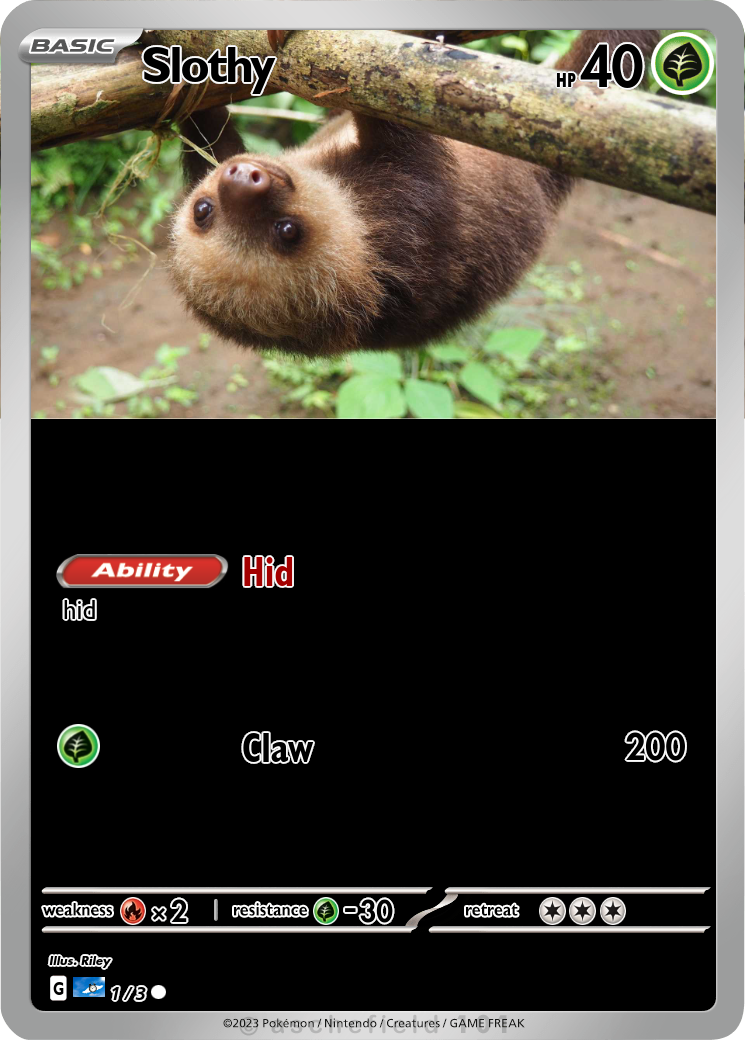 Slothy - Riley | Pokécardmaker.net