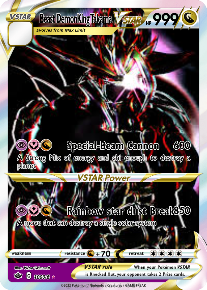 Beast DemonKing Takama - RipGlockify | Pokécardmaker.net