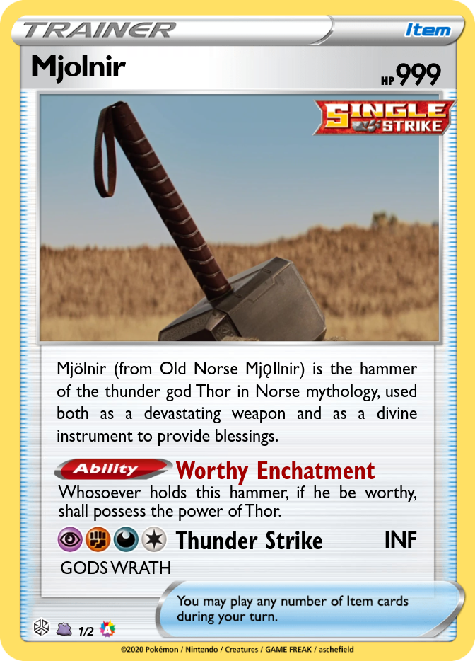 Mjolnir - River_Brooks | Pokécardmaker.net