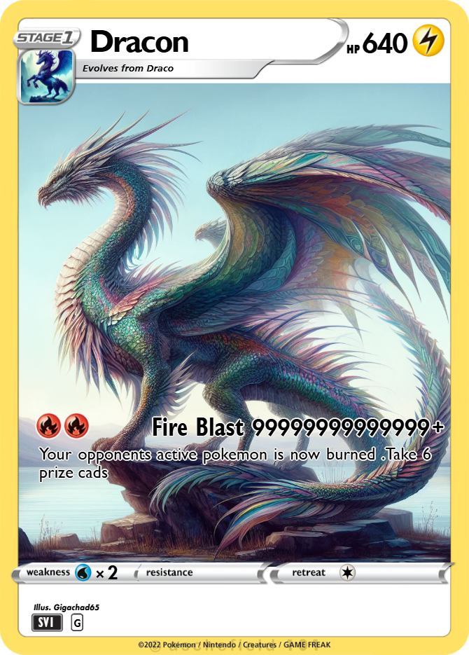 Dracon - Rizzle | Pokécardmaker.net