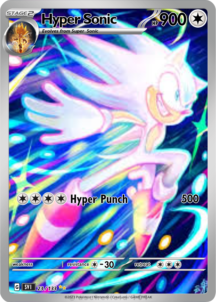 Hyper Sonic - RoRoRonan | Pokécardmaker.net