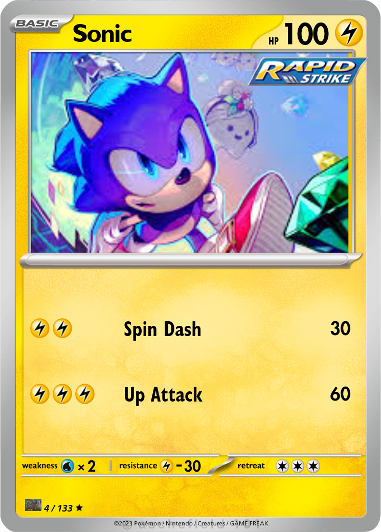 Sonic - RoRoRonan | Pokécardmaker.net