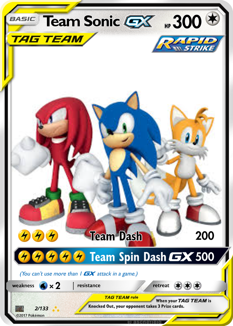 Team Sonic - RoRoRonan | Pokécardmaker.net