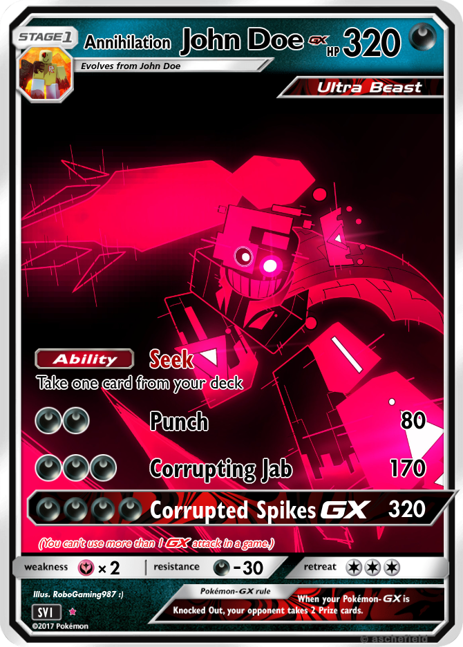 John Doe - RoboGaming987 | Pokécardmaker.net