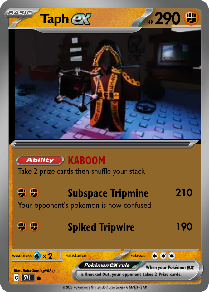 Taph - RoboGaming987 | Pokécardmaker.net