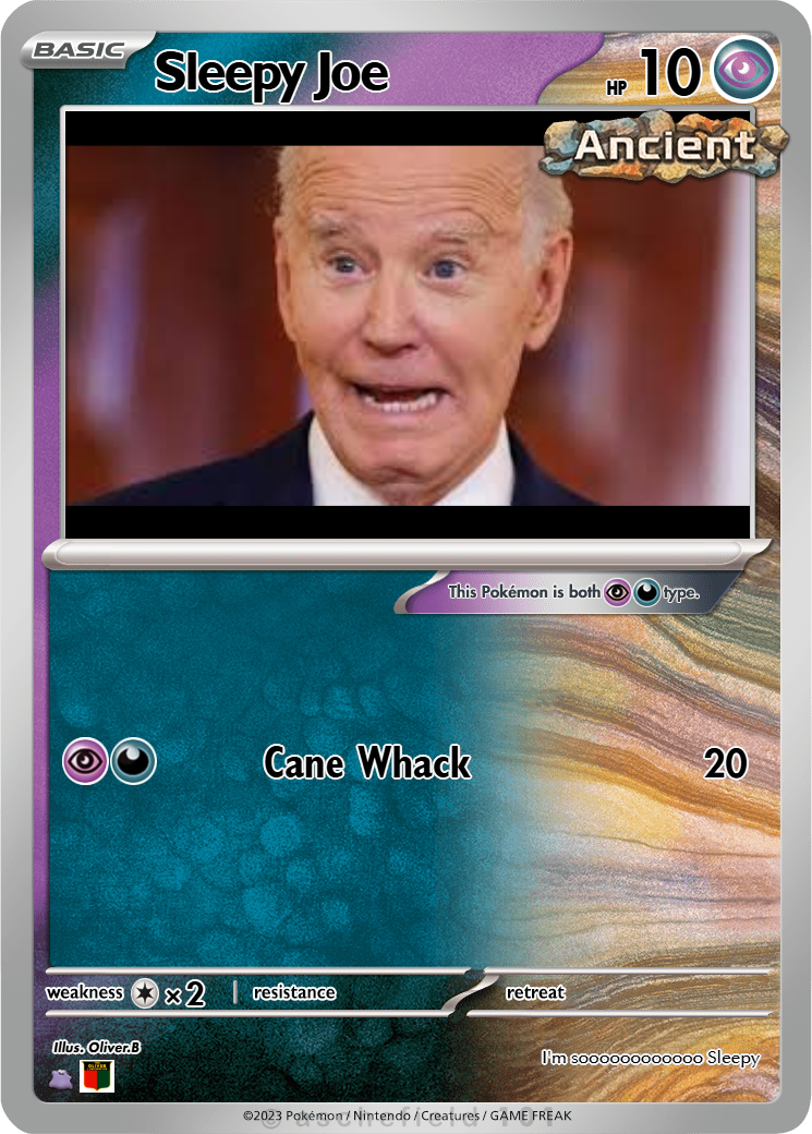 Sleepy Joe - RockyRumbler14 | Pokécardmaker.net