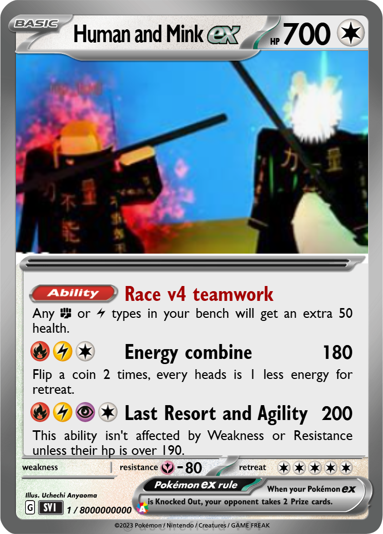 Human and Mink - RolexCards | Pokécardmaker.net