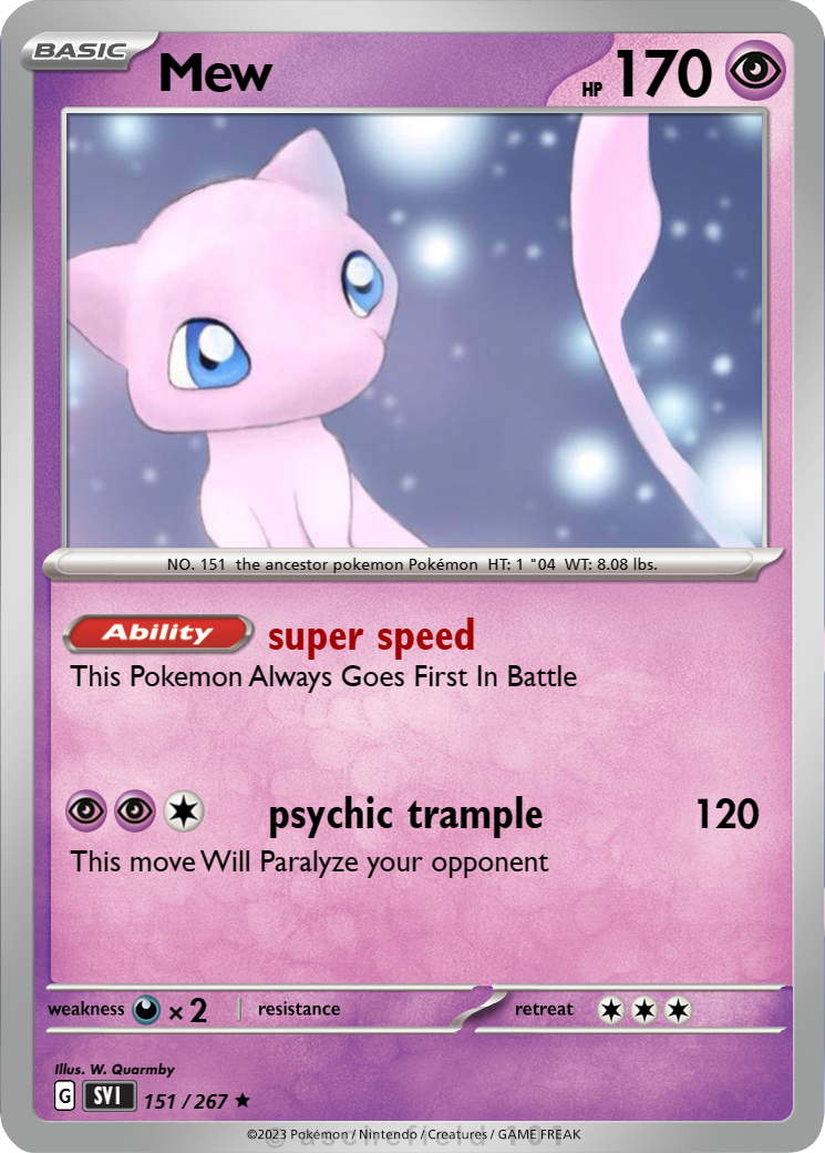 Mew - Rox | Pokécardmaker.net
