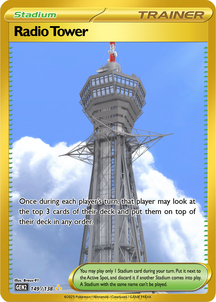 Radio Tower - Rune_Script | Pokécardmaker.net