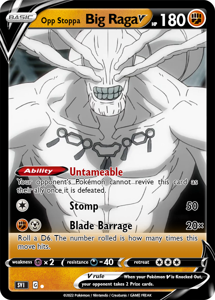 Big Raga - RunnerUp438 | Pokécardmaker.net